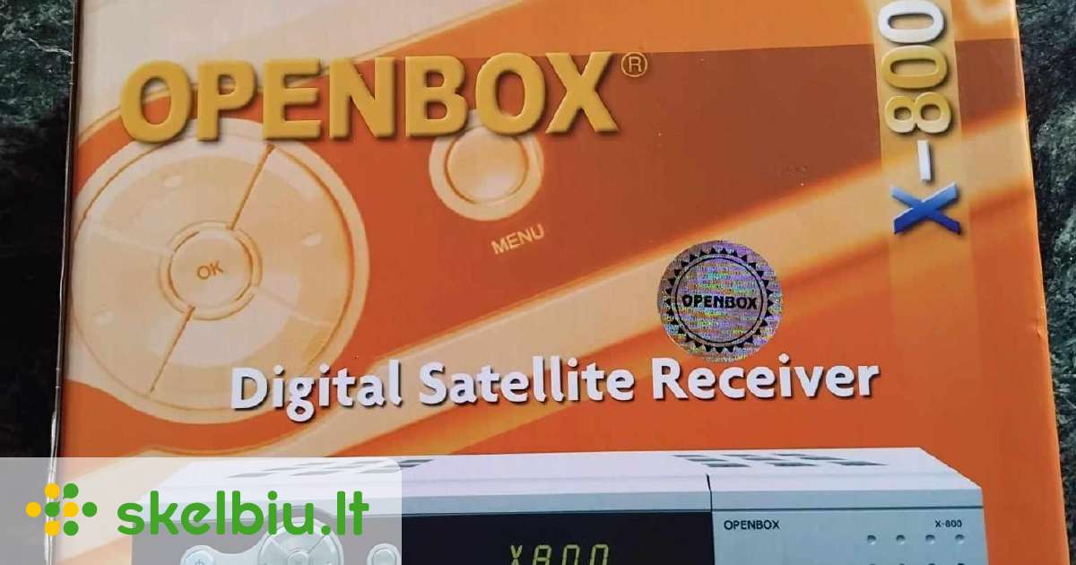 Palydovinis imtuvas Openbox X-800 - Skelbiu.lt