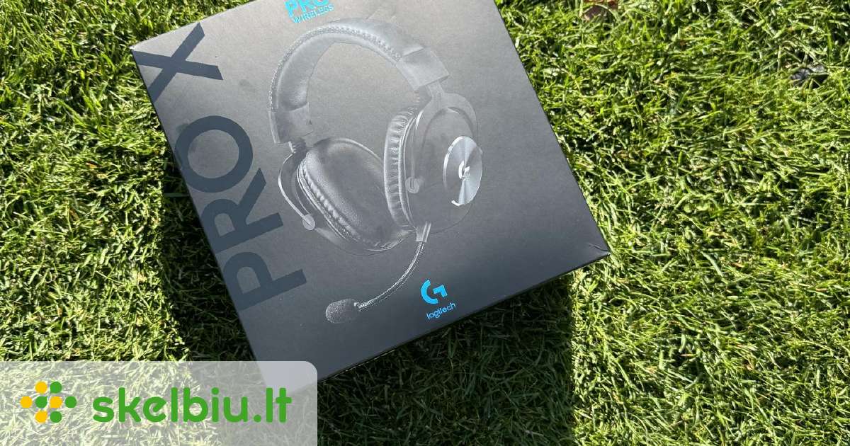 Belaidės ausinės Logitech Pro X Lightspeed gaming - Skelbiu.lt