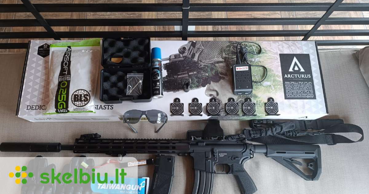 Airsoft ginklas / ekipuotė Ar15 Rifle At-ar01-rf - Skelbiu.lt