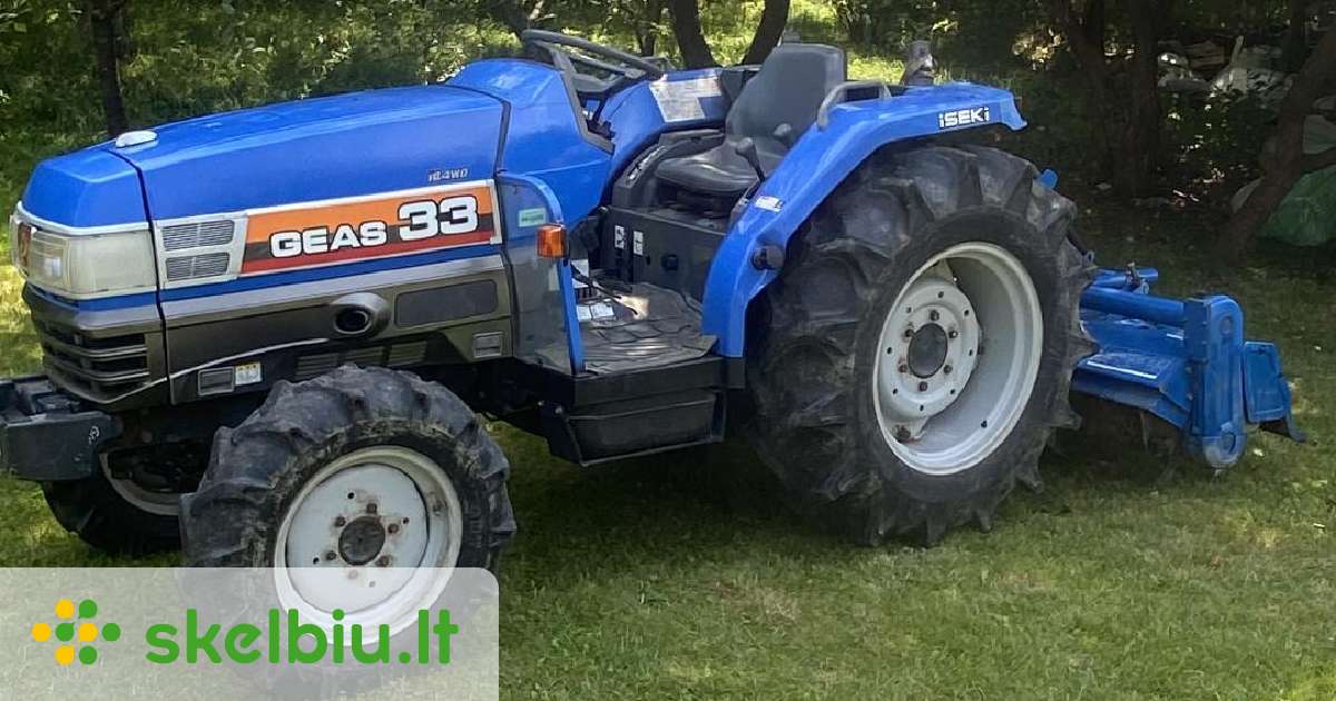 Parduodamas Japoniškas traktorius Iseki su freza - Skelbiu.lt