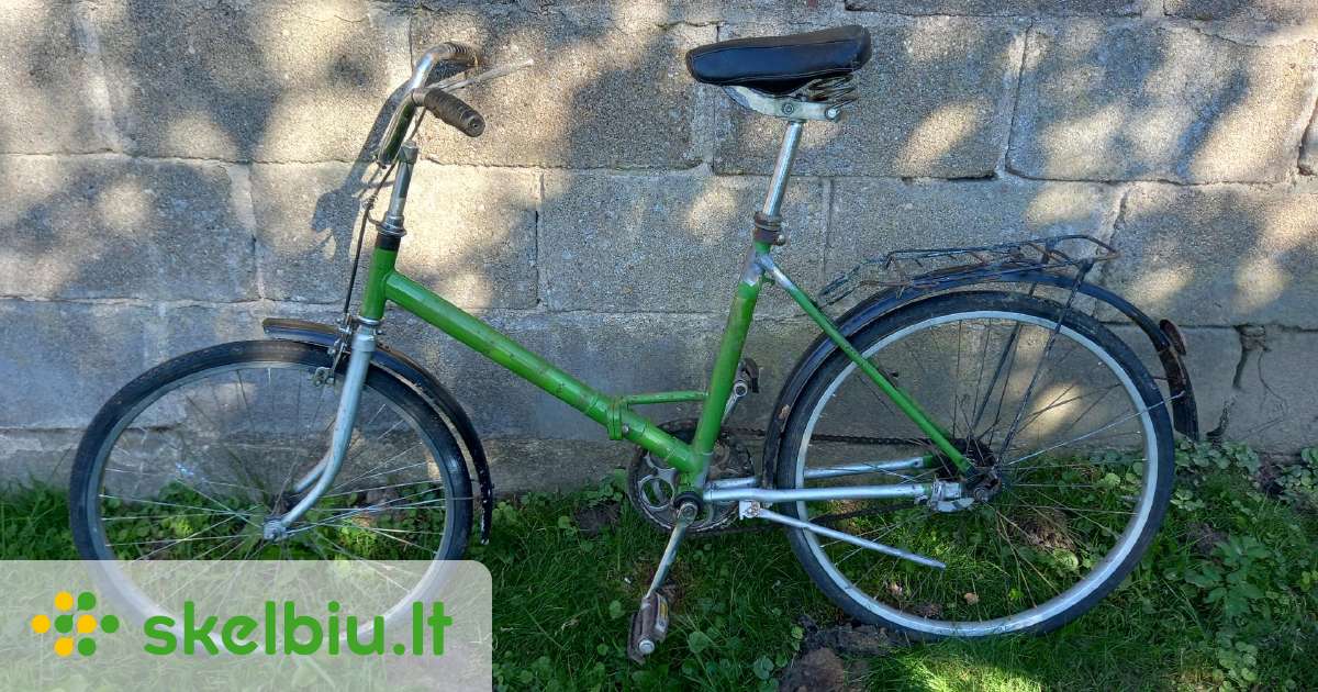 Vintažinis sulankstomas tarybinis dviratis Saliut - Skelbiu.lt