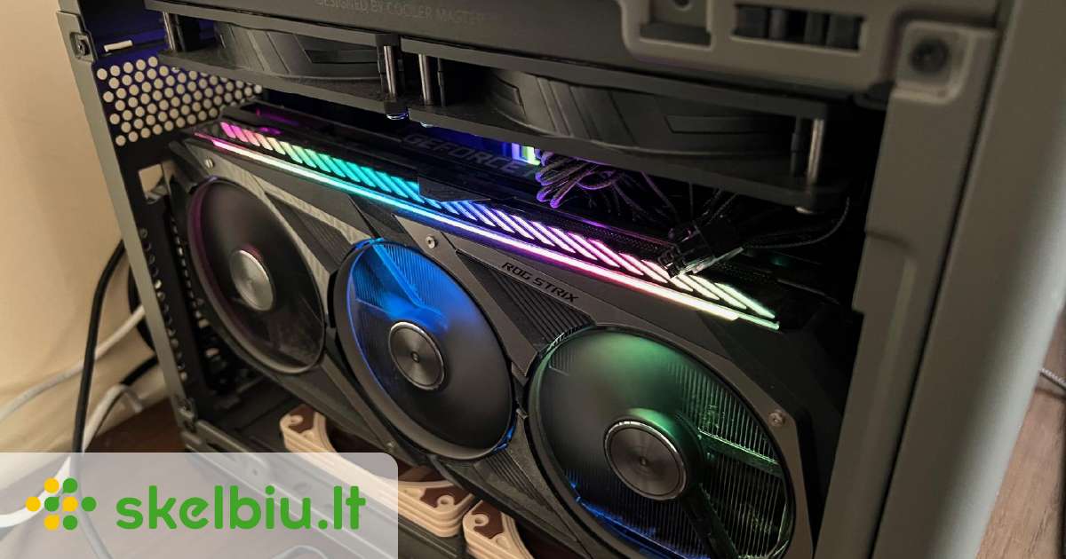 Ryzen 5900x, 32gb RAM, 3tb SSD, 3080 ti strix Pc - Skelbiu.lt