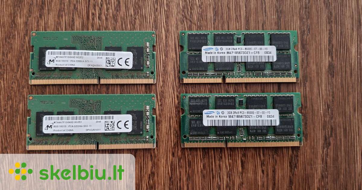 RAM - Ddr3, Ddr4 - Skelbiu.lt