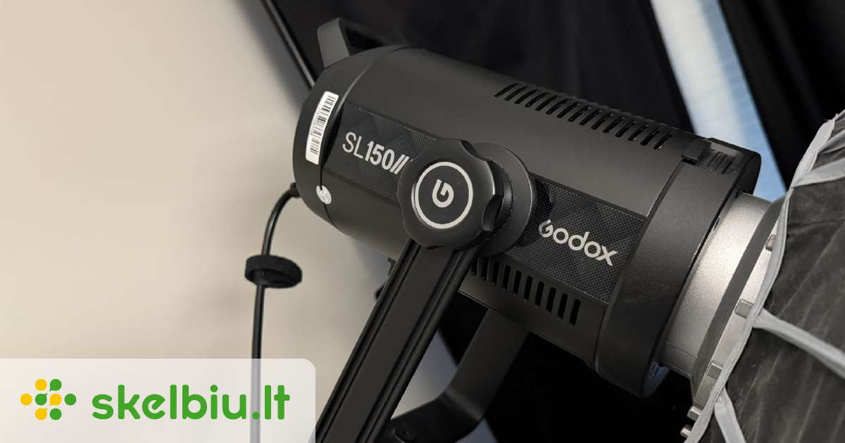 Godox Sl150ii Bi LED Video Light, Aputure softbox - Skelbiu.lt