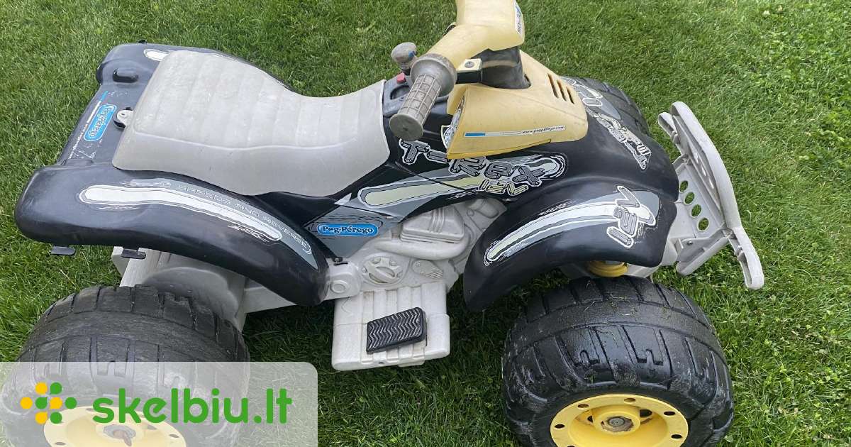 Vaikiškas keturratis Peg Perego T-rex - Skelbiu.lt