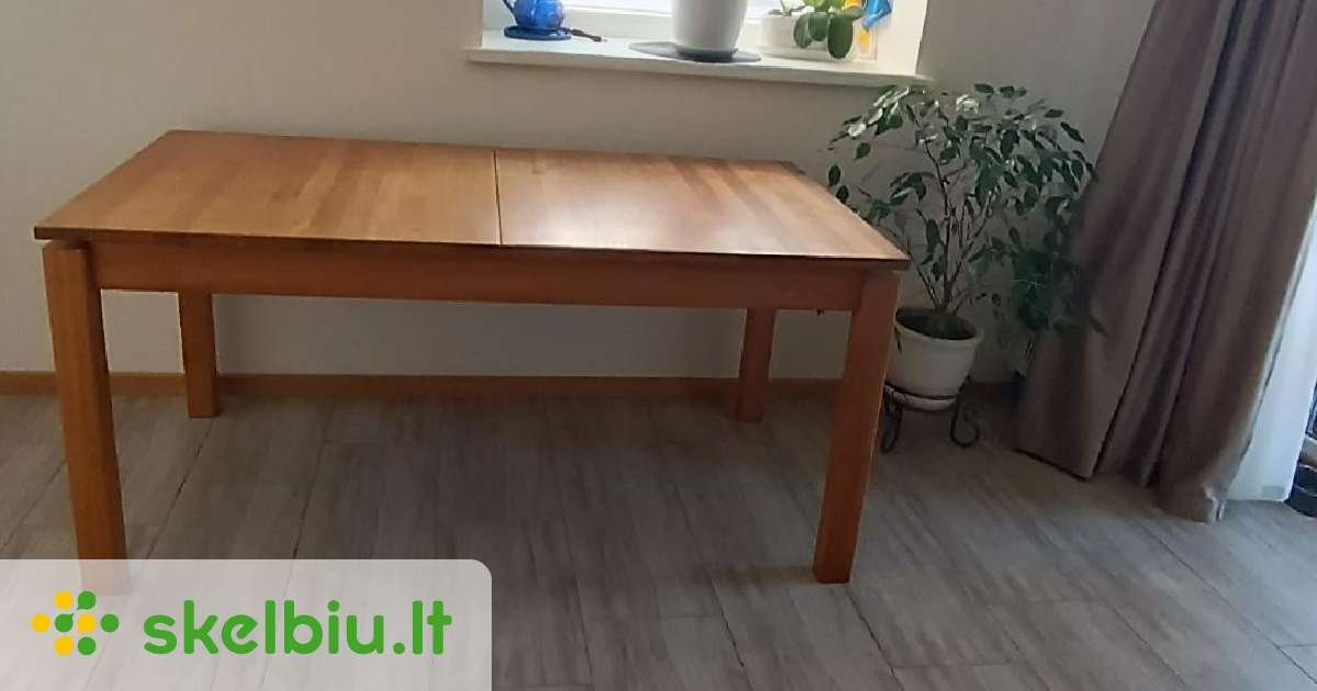 Ąžuolinis stalas - Skelbiu.lt