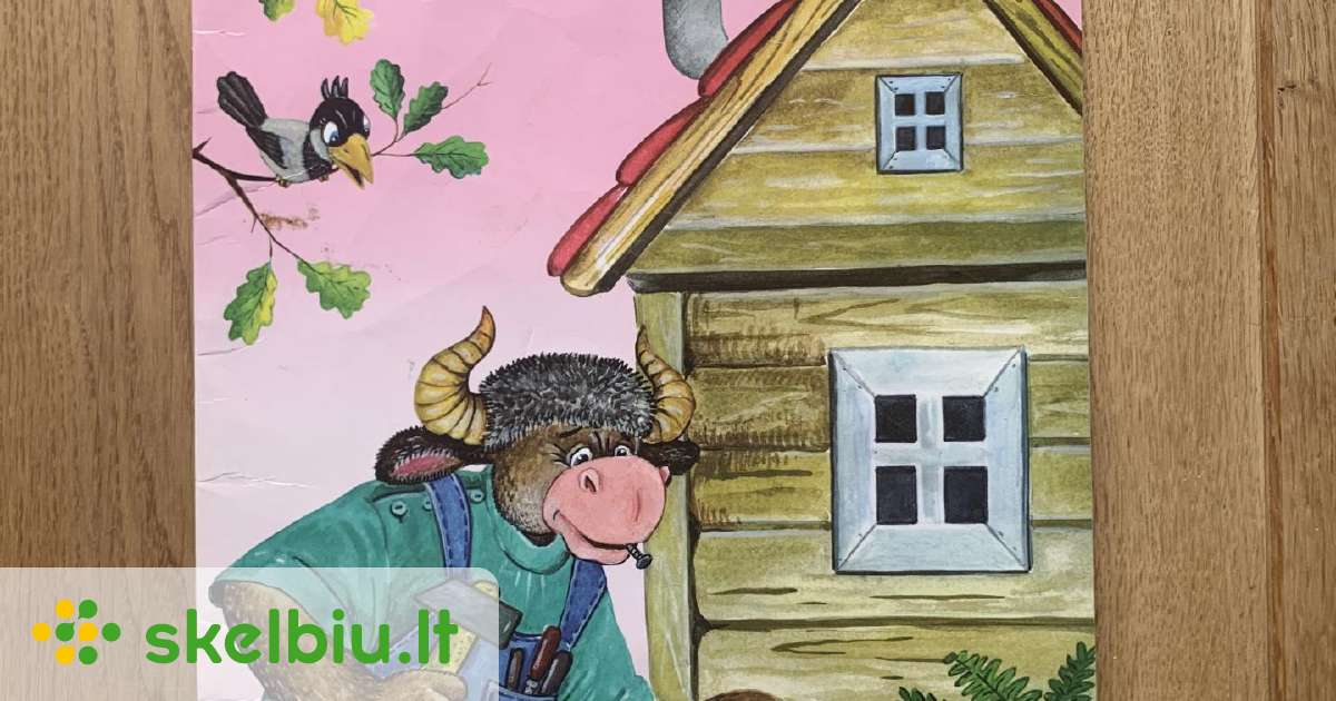 Knyga vaikams, pasaka Jaučio trobelė - Skelbiu.lt