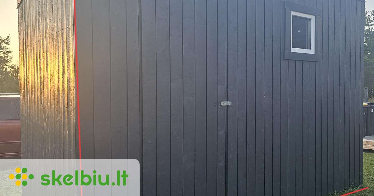 Parduodamas 2x4m medinis sandeliukas. - Skelbiu.lt