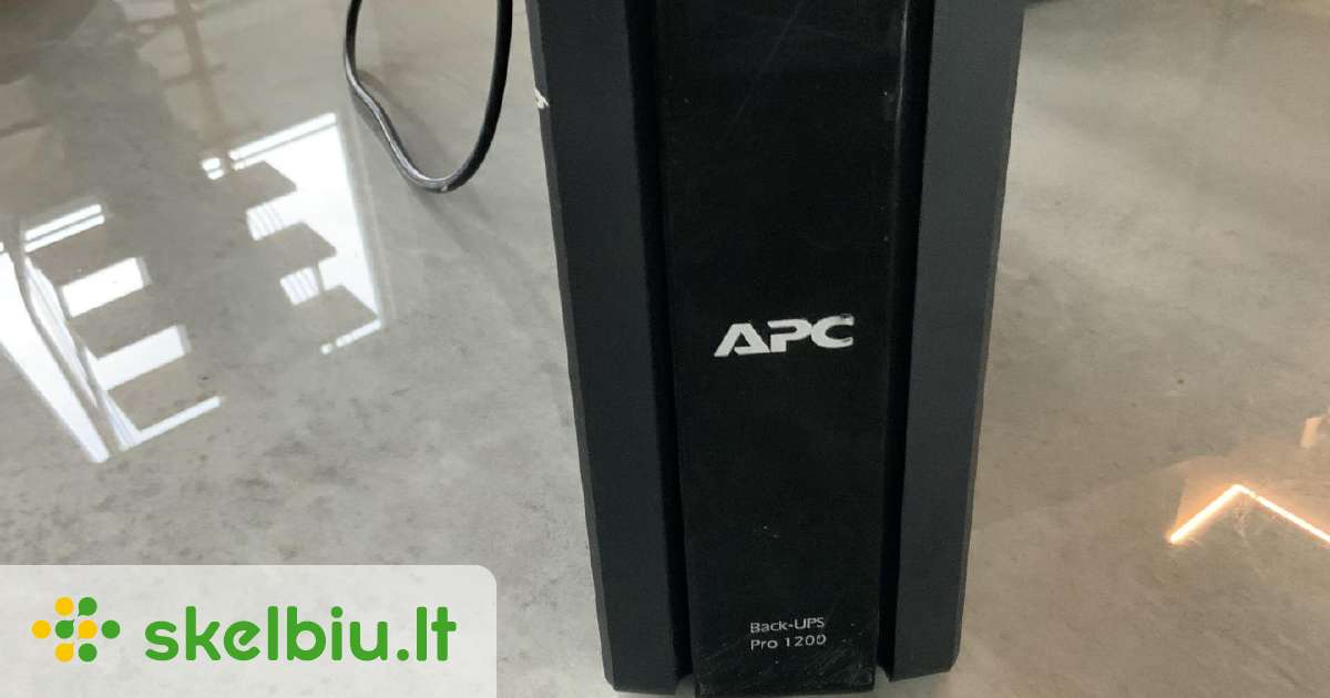 Apc Power-saving Back-ups Pro 1200 - 230v Ups - Skelbiu.lt