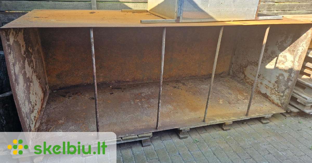 2,5m3 Metalinė dėžė laistymo vandeniui - Skelbiu.lt