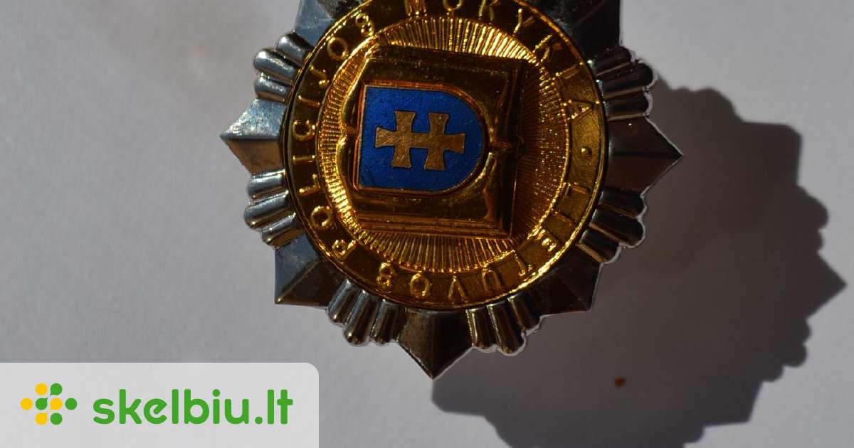 Lietuvos policijos mokyklos baigimo zenklas - Skelbiu.lt