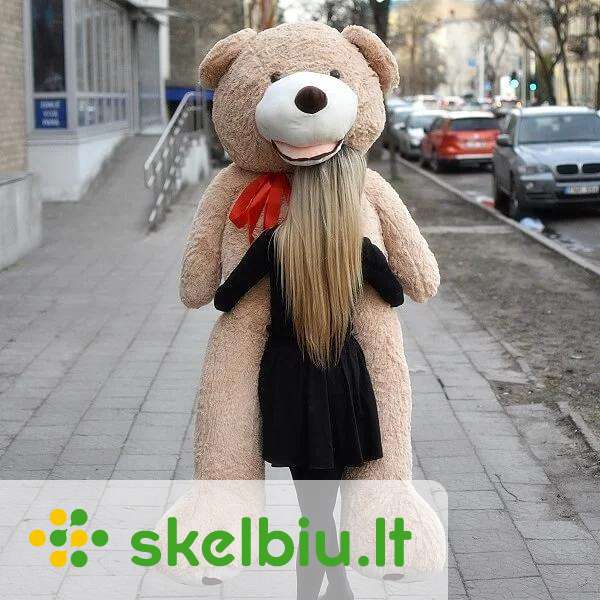Minkstas didelis pliusinis meskinas 200 cm - Skelbiu.lt