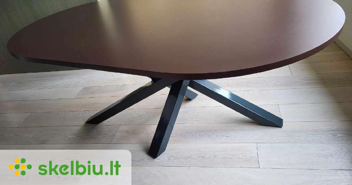 Metaliniai kavos staliukai + valgomasis stalas - Skelbiu.lt