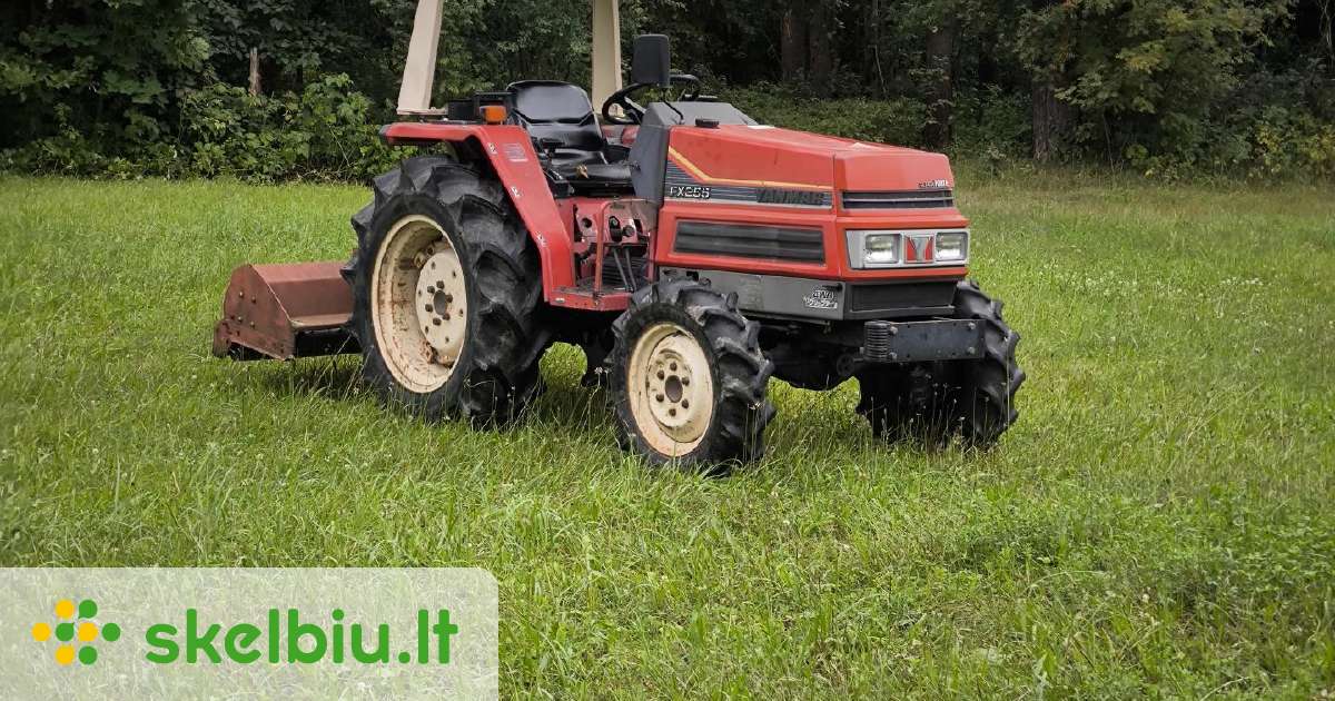 Yanmar fx255 mini traktorius - Skelbiu.lt