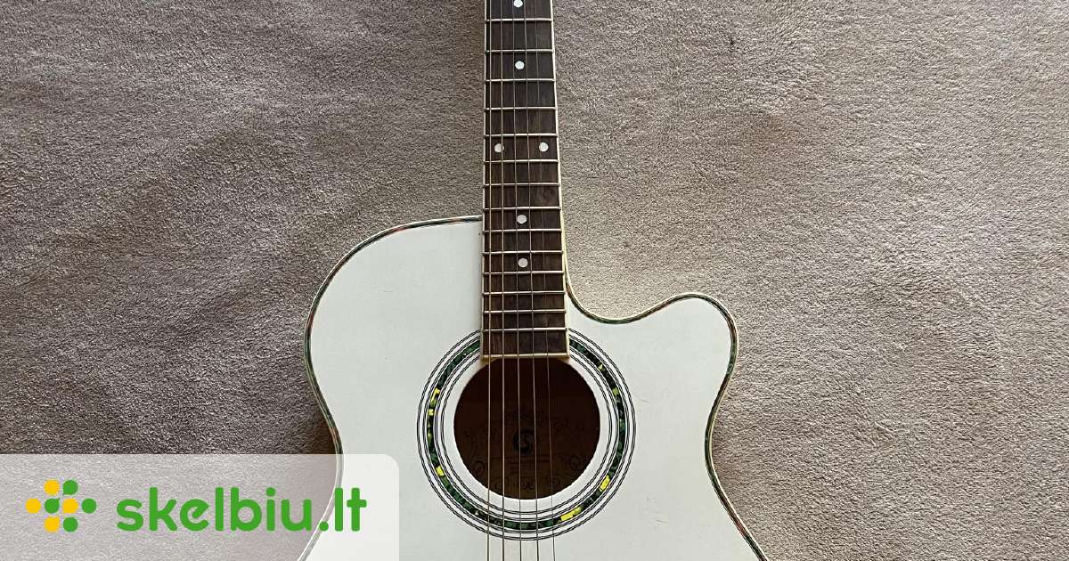Akustine gitara su deklu - Skelbiu.lt