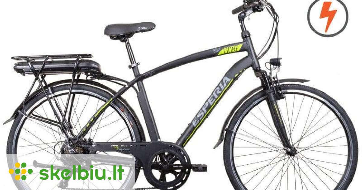 Naujas Itališkas elektrinis Esperia dviratis 28" - Skelbiu.lt