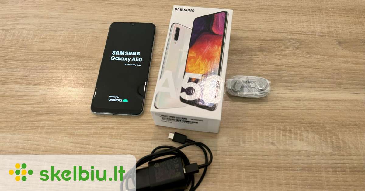 Samsung Galaxy A50 (naudotas) - Skelbiu.lt