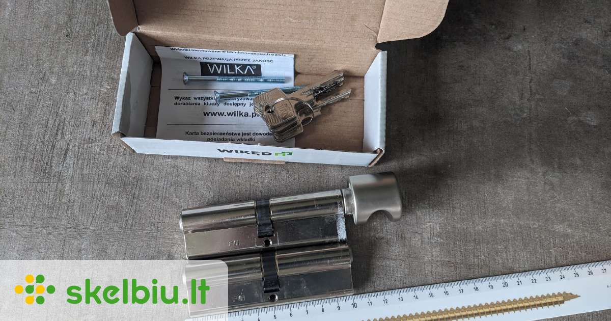 Spynos cilindrai lauko durims Wilka, komplektas - Skelbiu.lt
