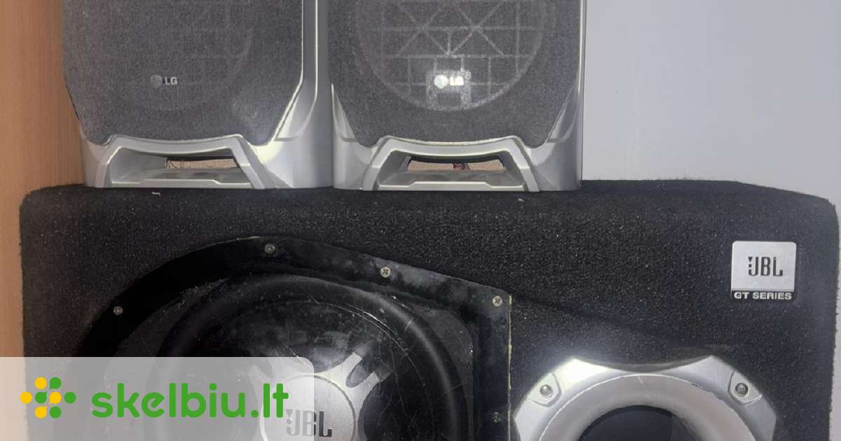 Jbl gt series subwoofer su stiprintuvu. - Skelbiu.lt