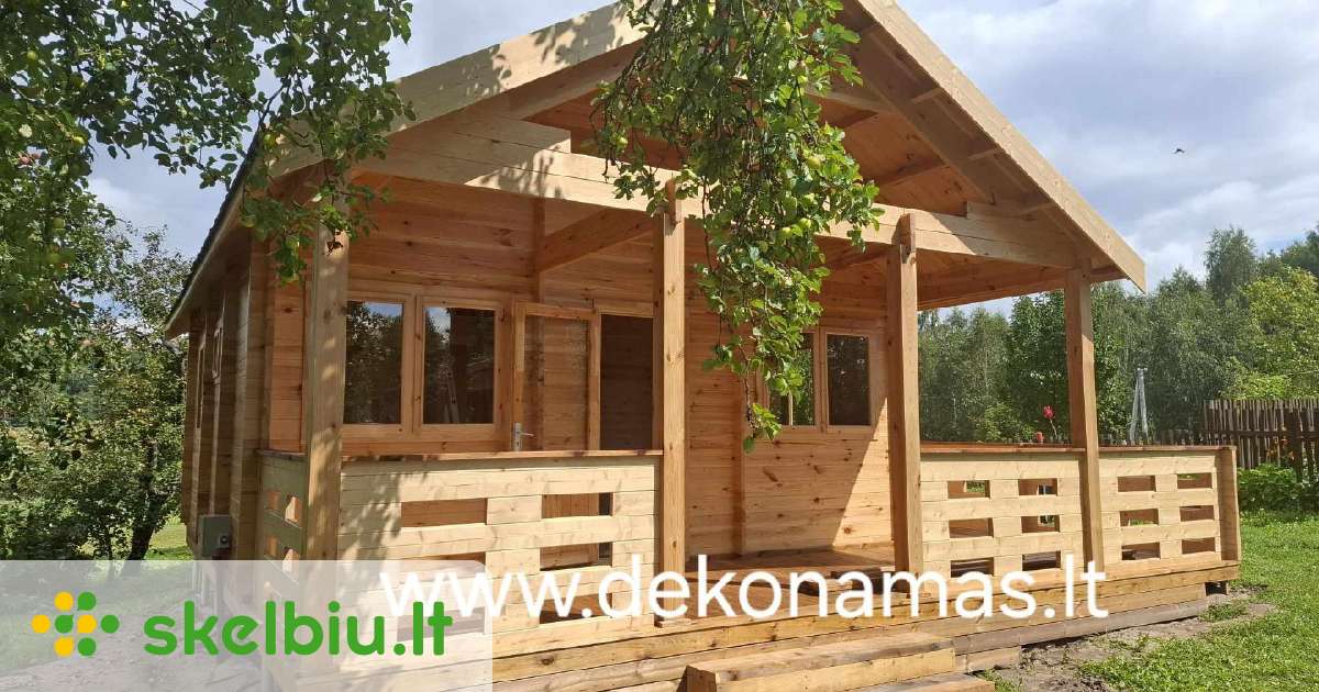 Mediniai sodo sandėliukai, nameliai, vasarnamiai - Skelbiu.lt