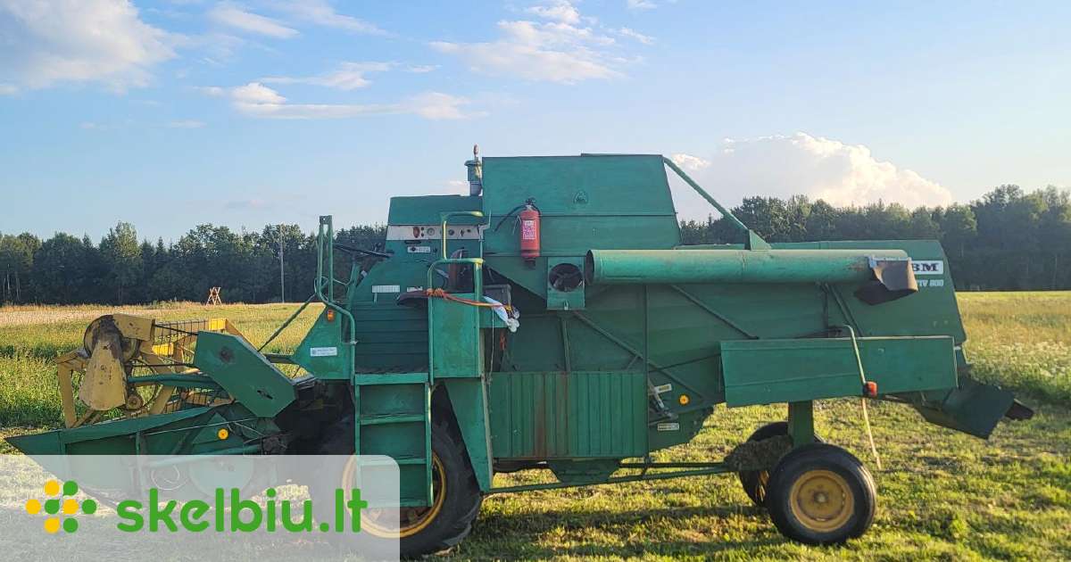 Parduodu kombainą Volvo Bm 800 - Skelbiu.lt