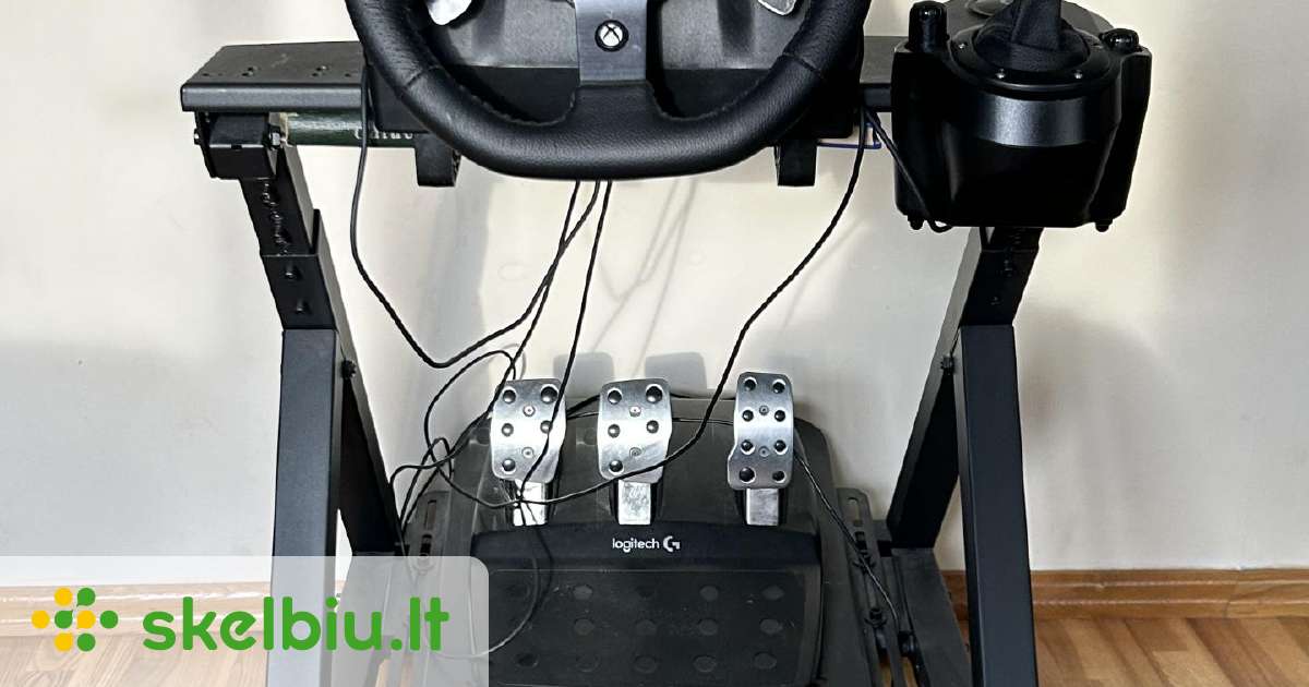 Žaidimų vairas su pedalais Logitech G920 - Skelbiu.lt