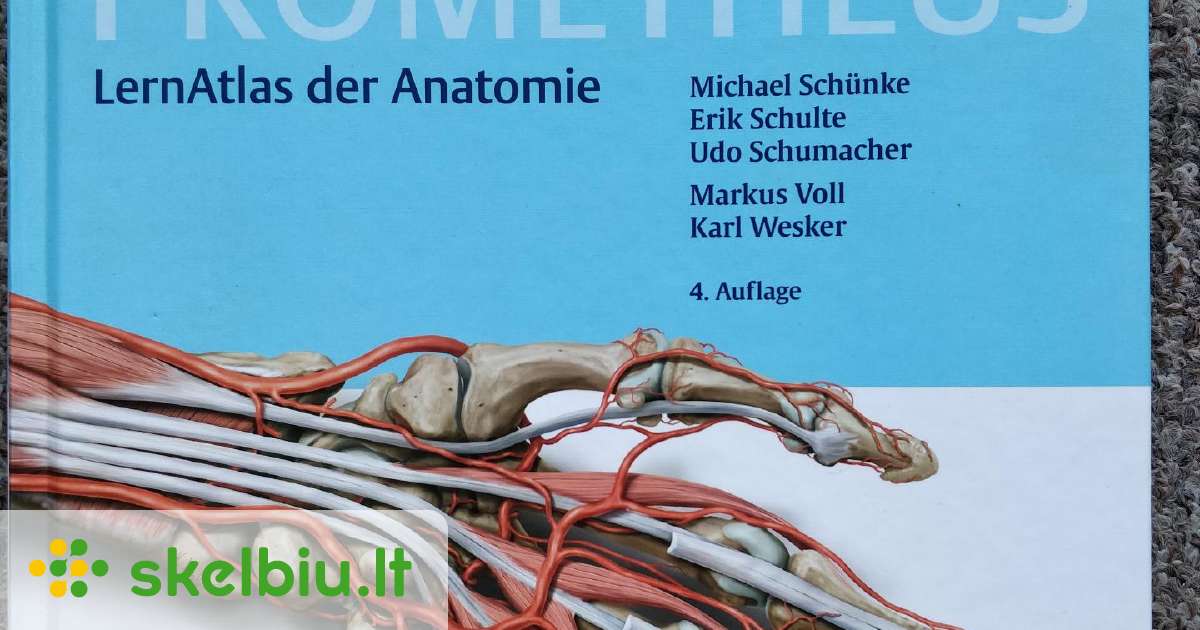 Prometheus Lernatlas der Anatomie - Skelbiu.lt