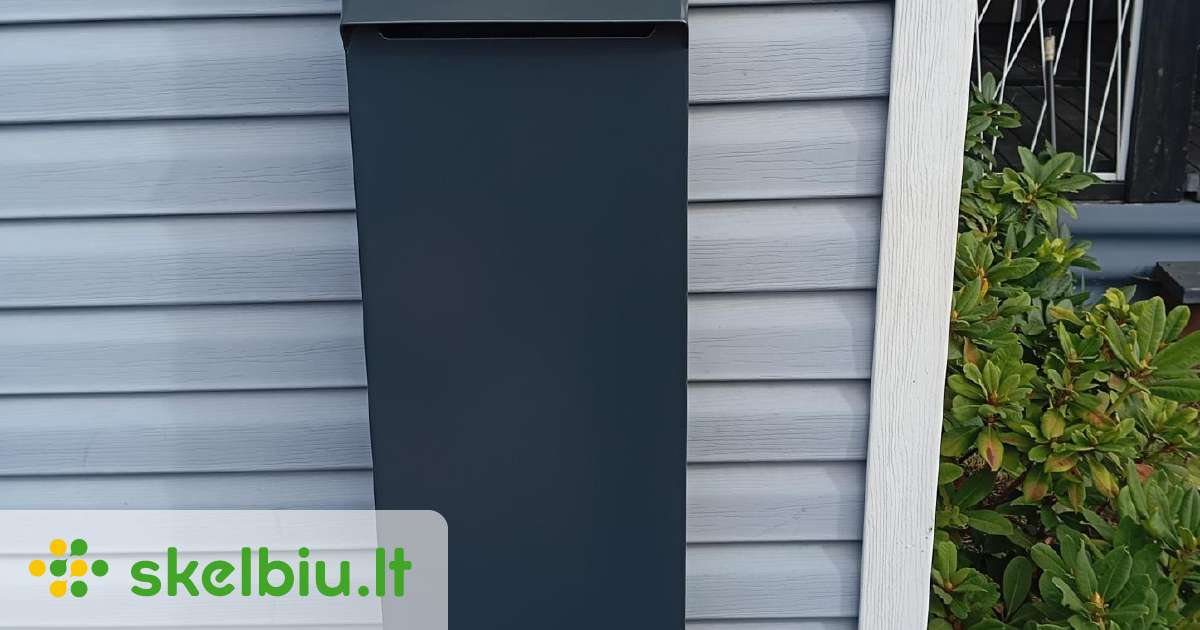 Pašto dėžutė išmanusis stulpas konsolė - Skelbiu.lt