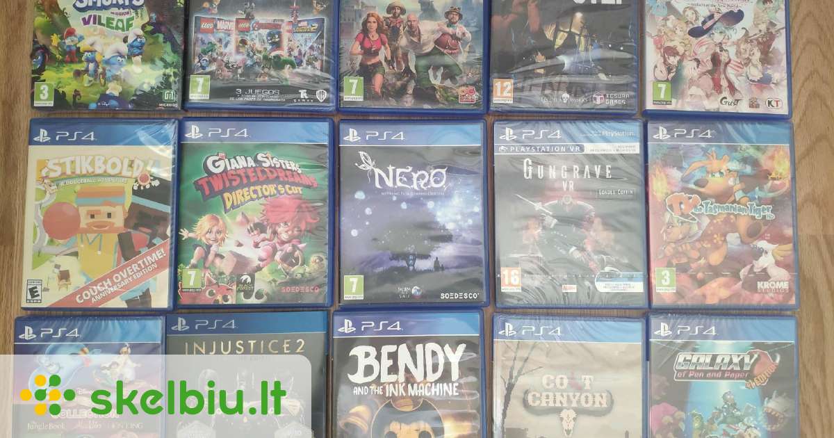 Playstation 4 zaidimai, nauji, naudoti. - Skelbiu.lt