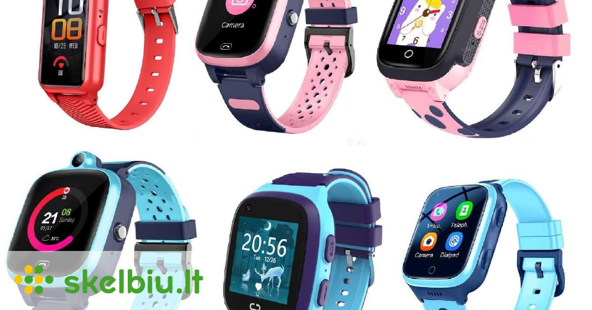 >50! Vaikiškas išmanusis 4G GPS laikrodis gudrutis - Skelbiu.lt