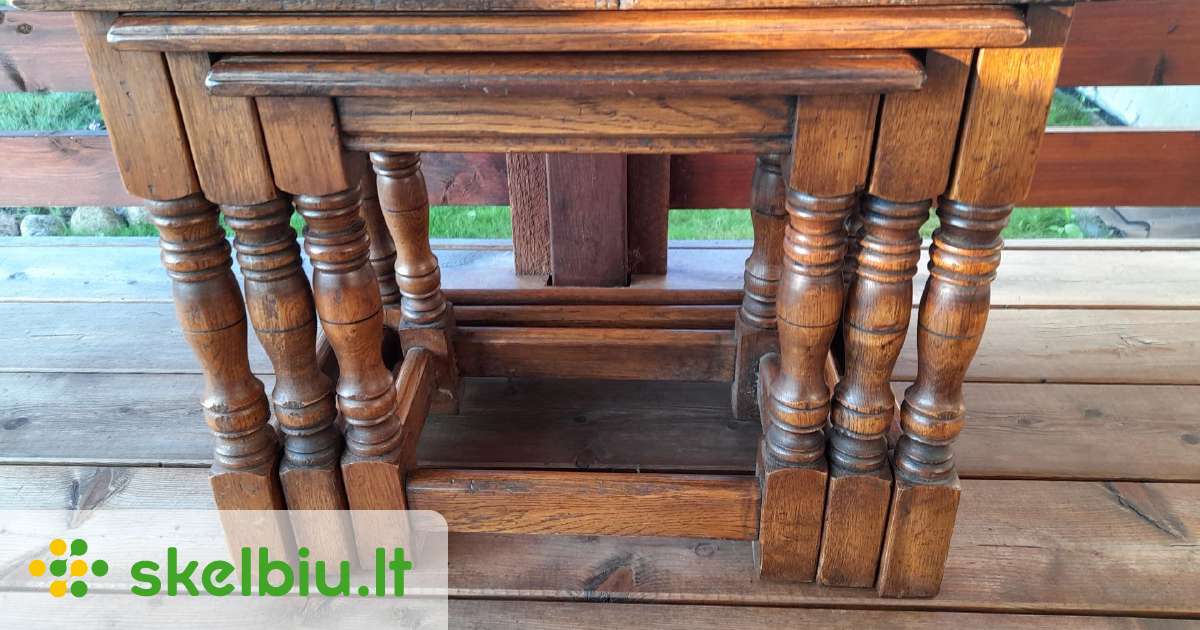 Azuolo masyvo staliukai - Skelbiu.lt