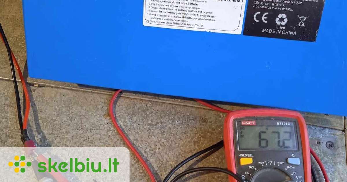 Nauja baterija 60v 40ah - Skelbiu.lt