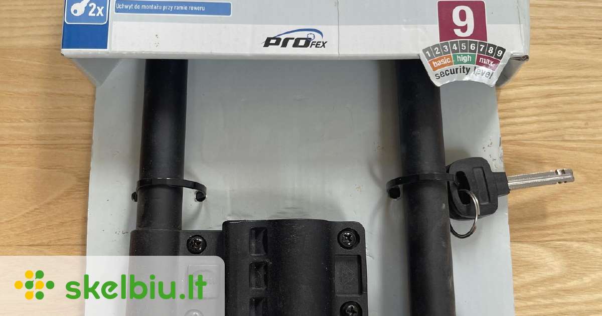 Dviračio spyna / užraktas U formos Profex - Skelbiu.lt