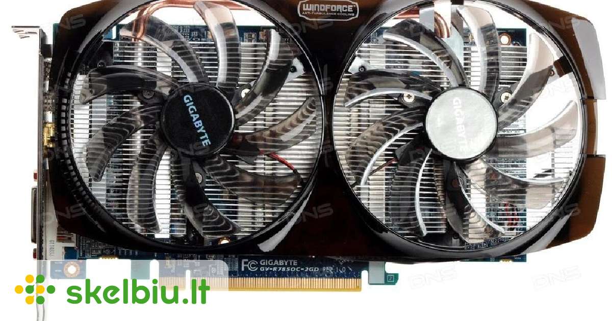 Gera Gigabyte Radeon HD 7850 Oc 2gigabaitu Ddr5 - Skelbiu.lt