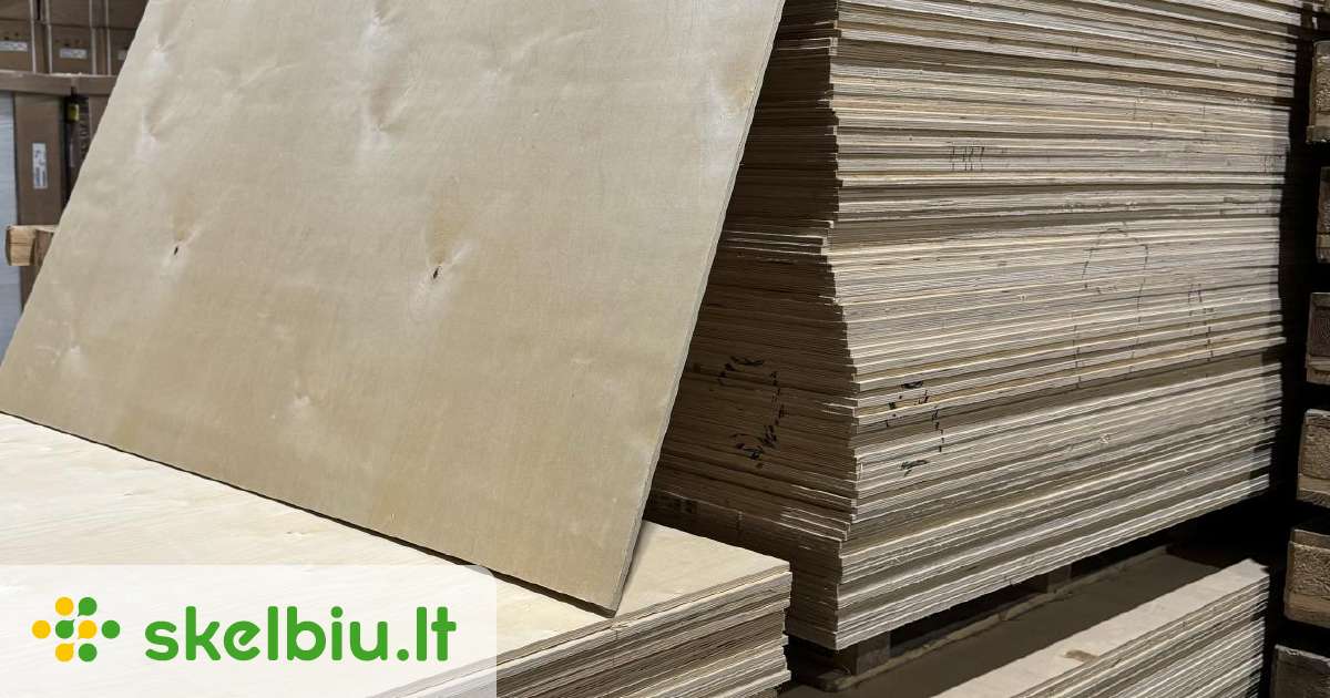 Beržo fanera 9mm - Skelbiu.lt