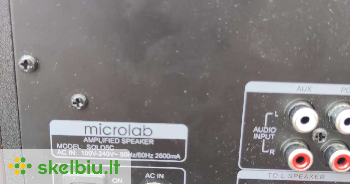 Microlab namų kolonėlės - Skelbiu.lt