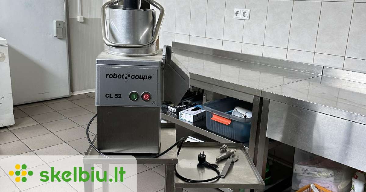 Pramoninė daržovių pjaustyklė Robot Coupe Cl52 - Skelbiu.lt