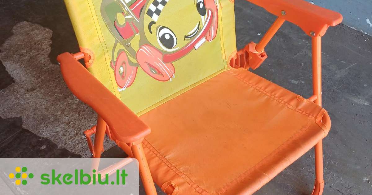 Vaikiška sulankstoma turistinė kėdė - Skelbiu.lt