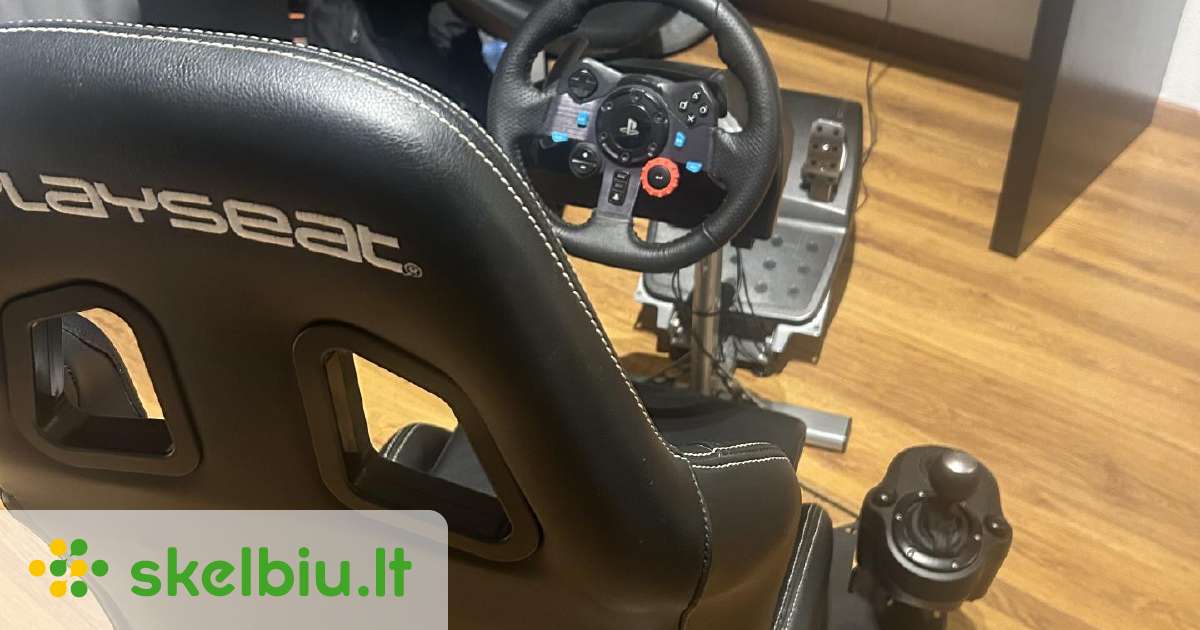 Logitech G29 + shifter + Playseat Evolution - Skelbiu.lt