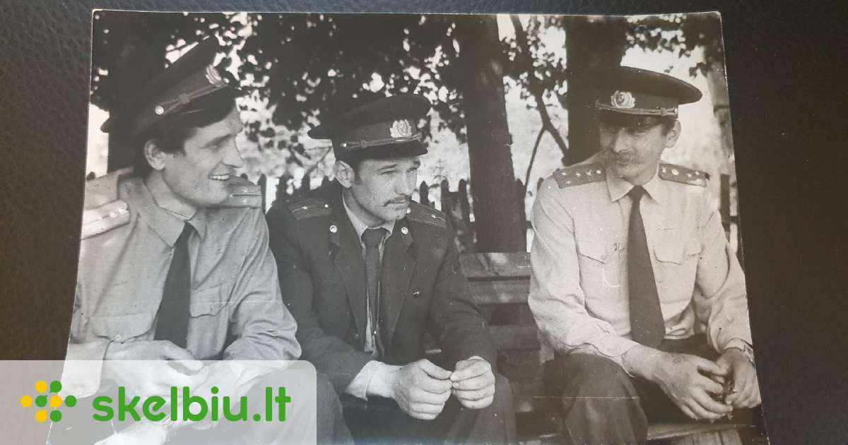 Sena nuotrauka, tarybine milicija - Skelbiu.lt