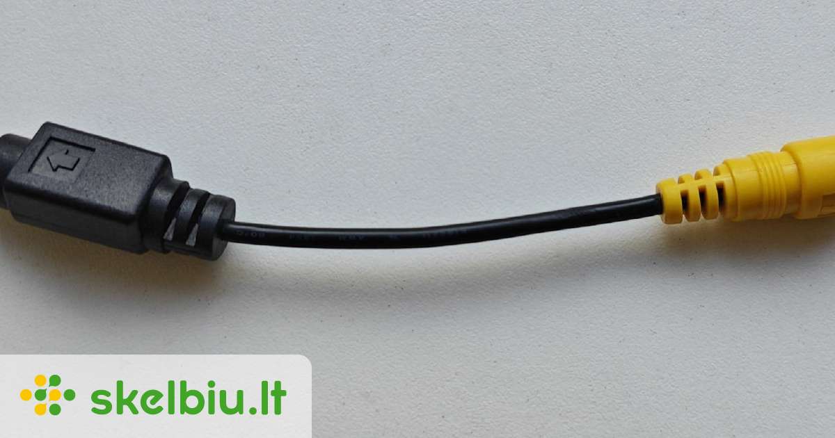 S-video to Composite Video Adapter Cable - Skelbiu.lt