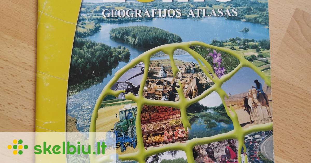 Geografijos atlasas Žemė 9 klasei - Skelbiu.lt