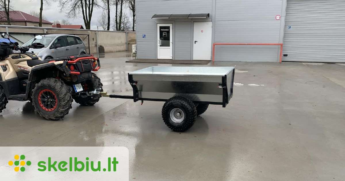 Akcija! Priekaba Keturačiui Bronco Atv Leaf - Skelbiu.lt
