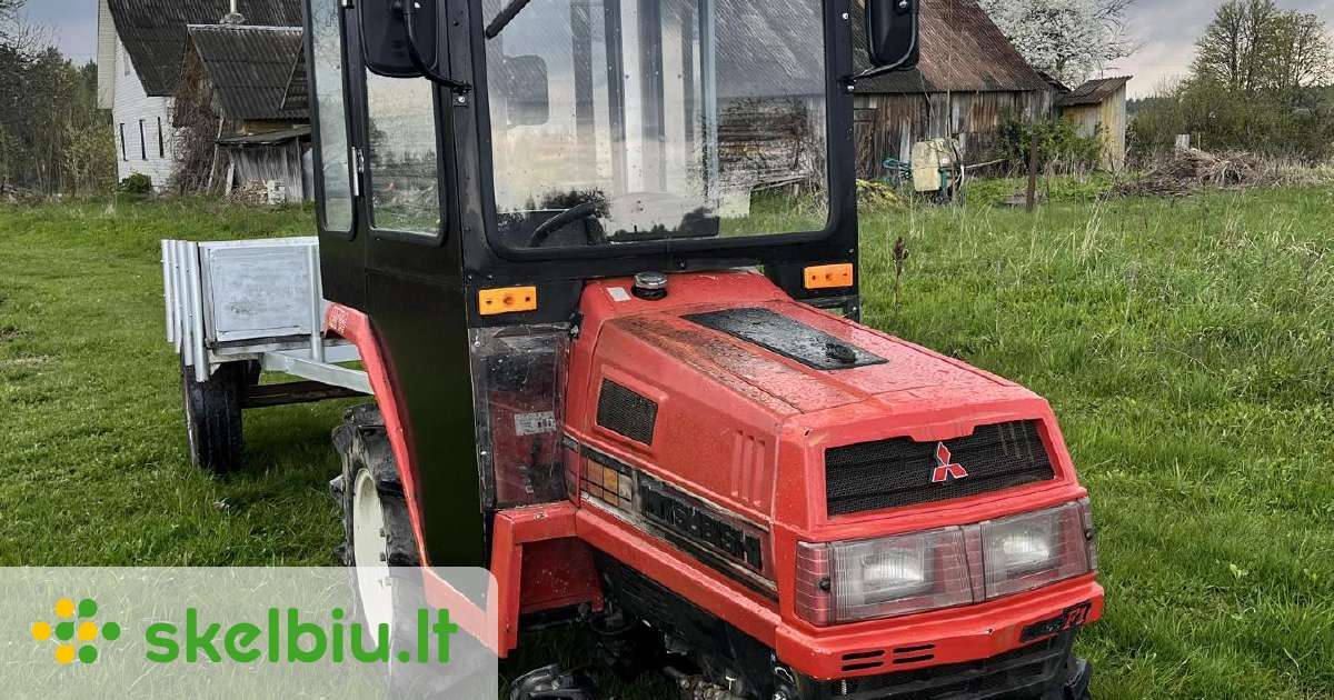 Traktorius 1985 Mitsubishi mt14d - Skelbiu.lt