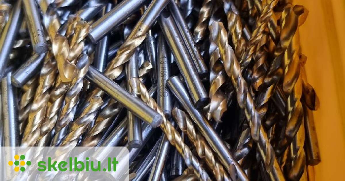 Viskas Metalo apdirbimui Pigiau, grąžtai, frezos - Skelbiu.lt