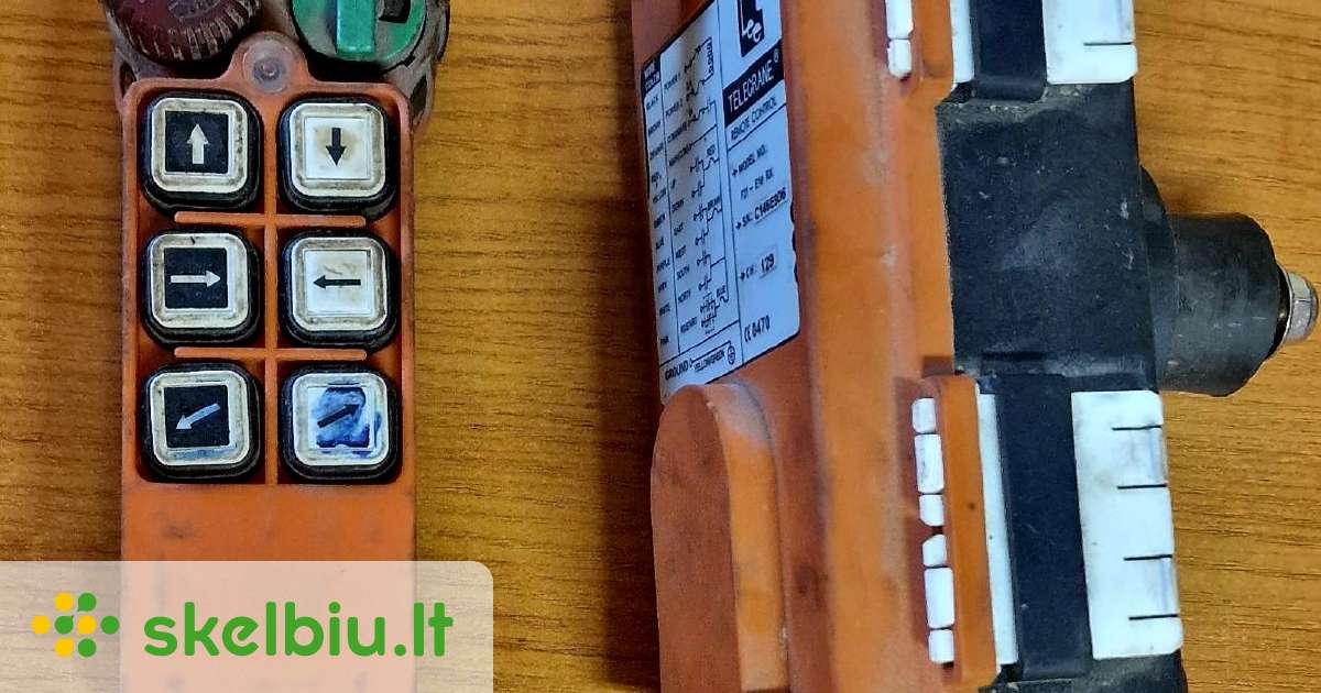 Gerves, talės, telferio valdymo pultas - Skelbiu.lt