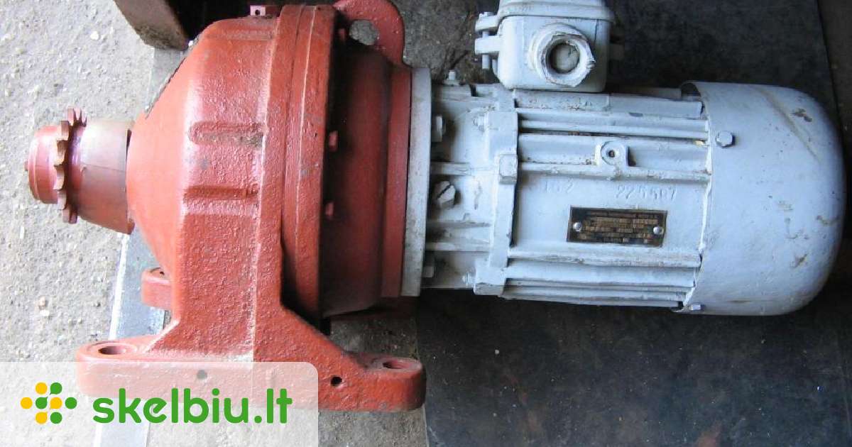 Reduktorius elektros variklis 0.8kw - Skelbiu.lt