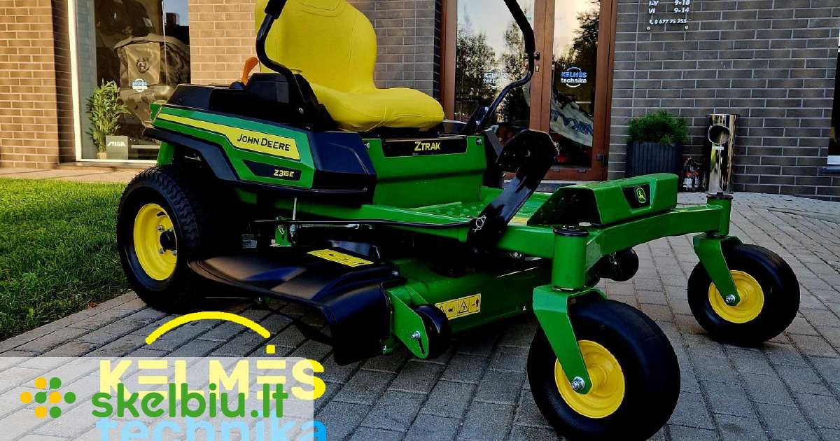 Nulinio apsisukimo traktoriukas John Deere Z315e - Skelbiu.lt