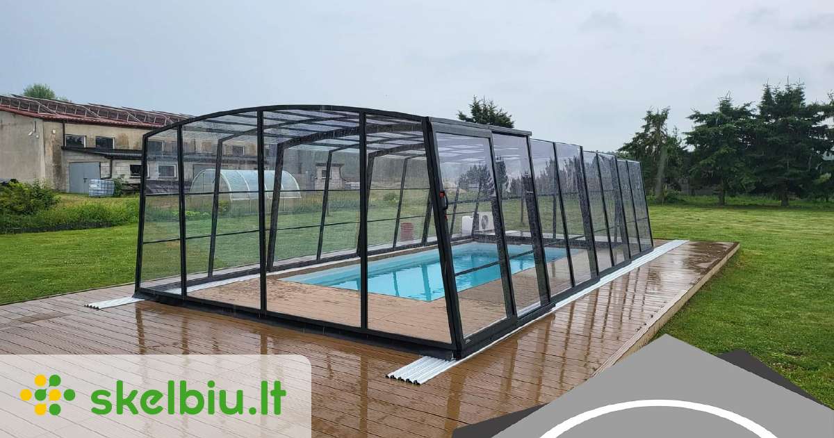 Baseino stogelis, uždengimas baseinui, uzdangos. - Skelbiu.lt