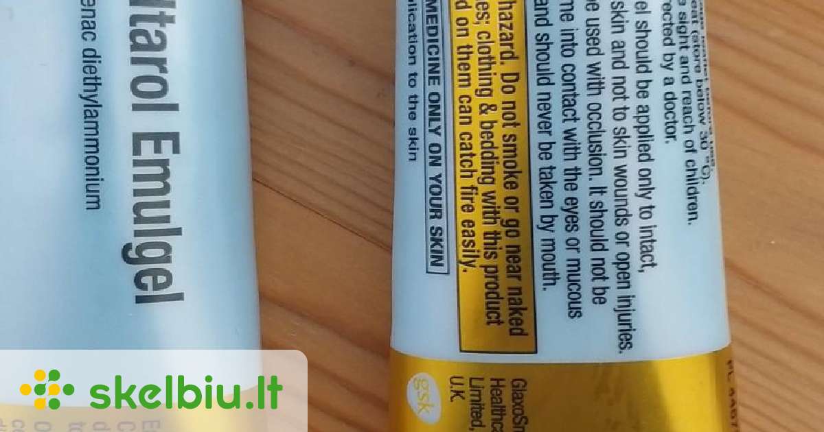 Tepalas nuo skausmo "Voltarol" - Skelbiu.lt